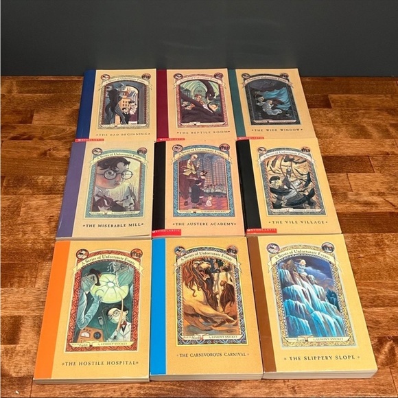 Other | Nine Books From A Series Of Unfortunate Events By Lemony ...